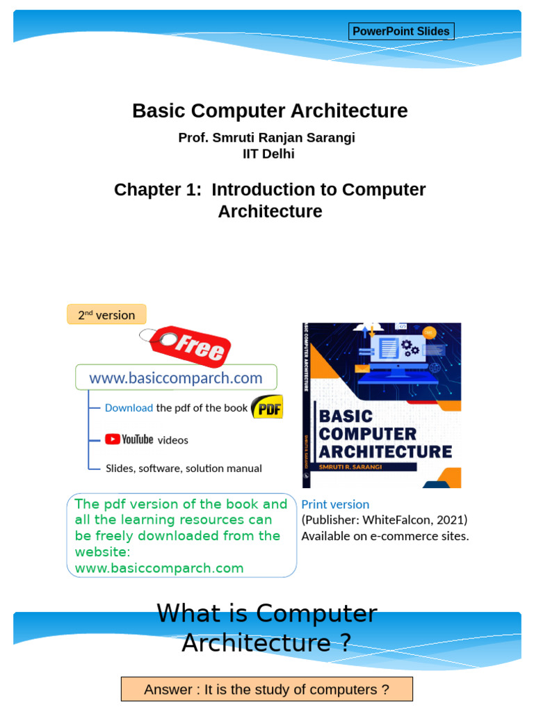 Chapter 01 Introduction To Computer | PDF | Computer Program | Programming