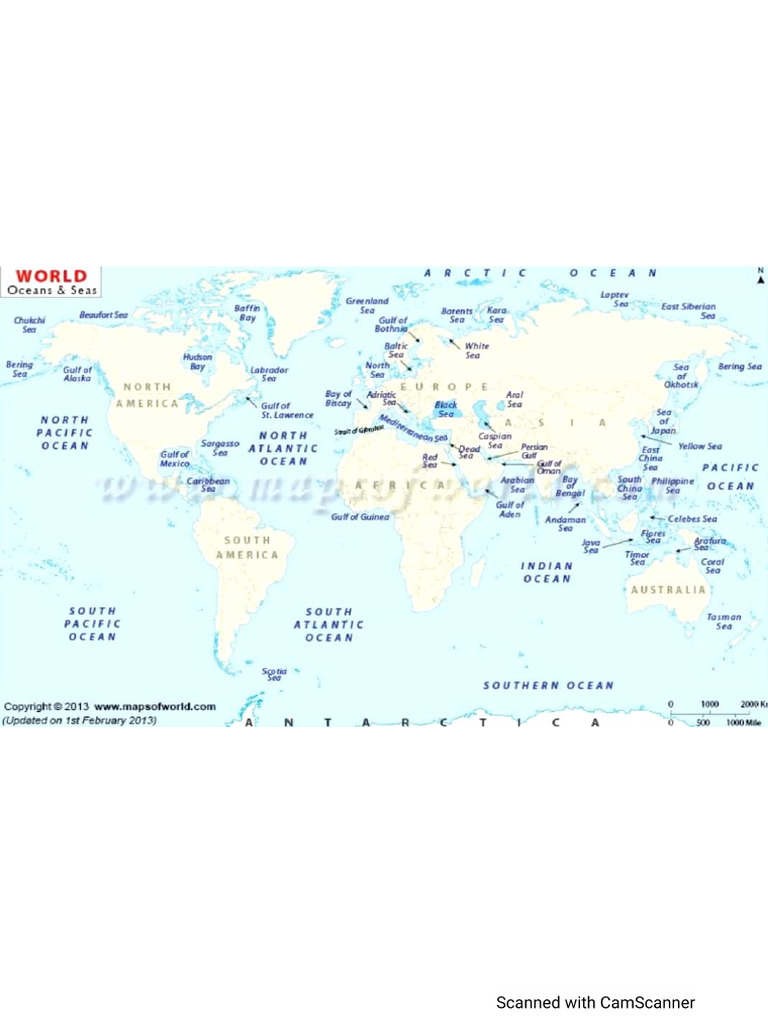 Sea & Bordering Countries | PDF