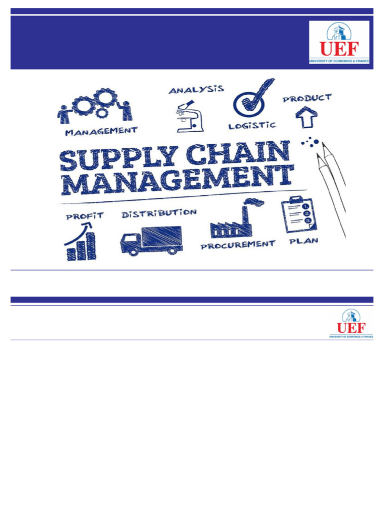 UEF - Supply Chain Management - Unit 3 en | PDF | Procurement | Supply Chain