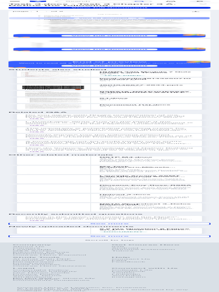 Task 3.docx - Task 3 Chapter 3 A. Define The Foll | PDF