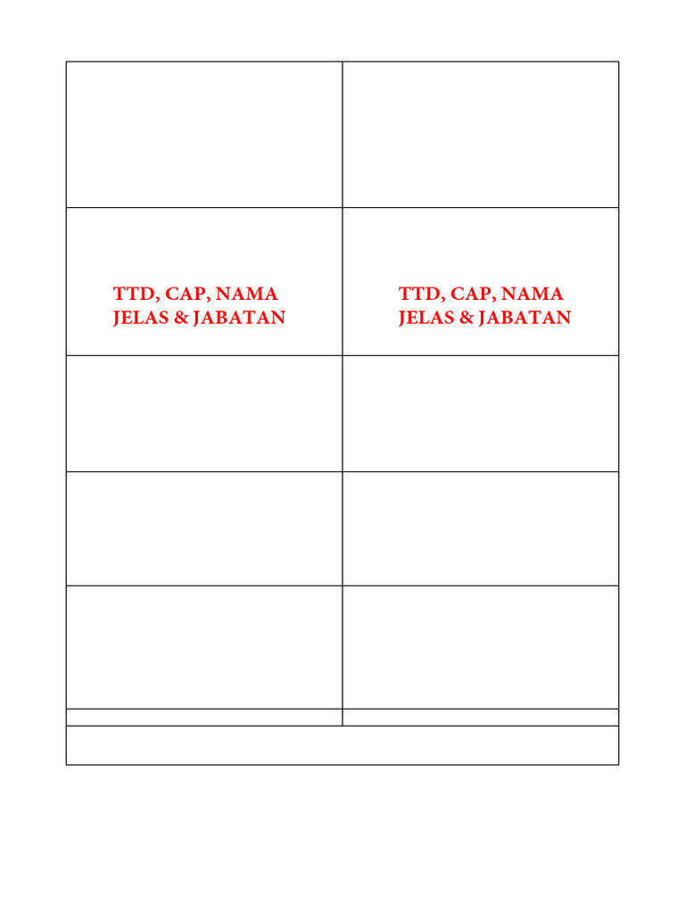 Panduan Pengisian - Blanko SPPD Kosong Teks0 | PDF