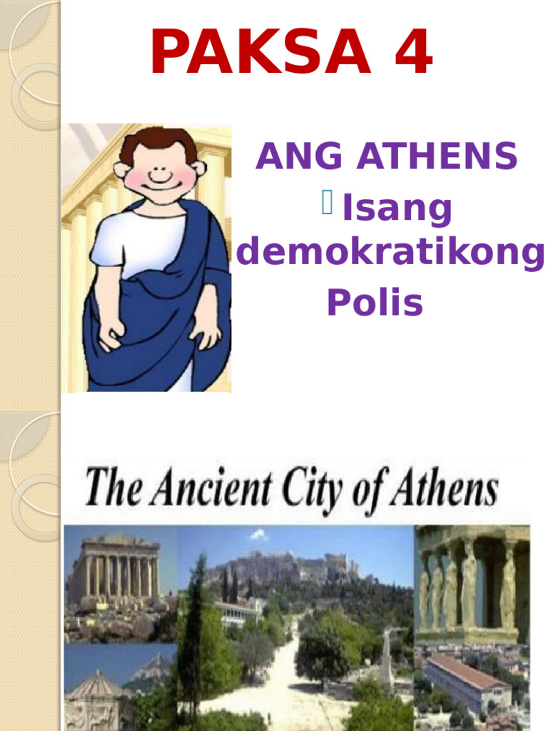 Ang Athens at Sparta at Ginintuang Panahon NG Athens | PDF