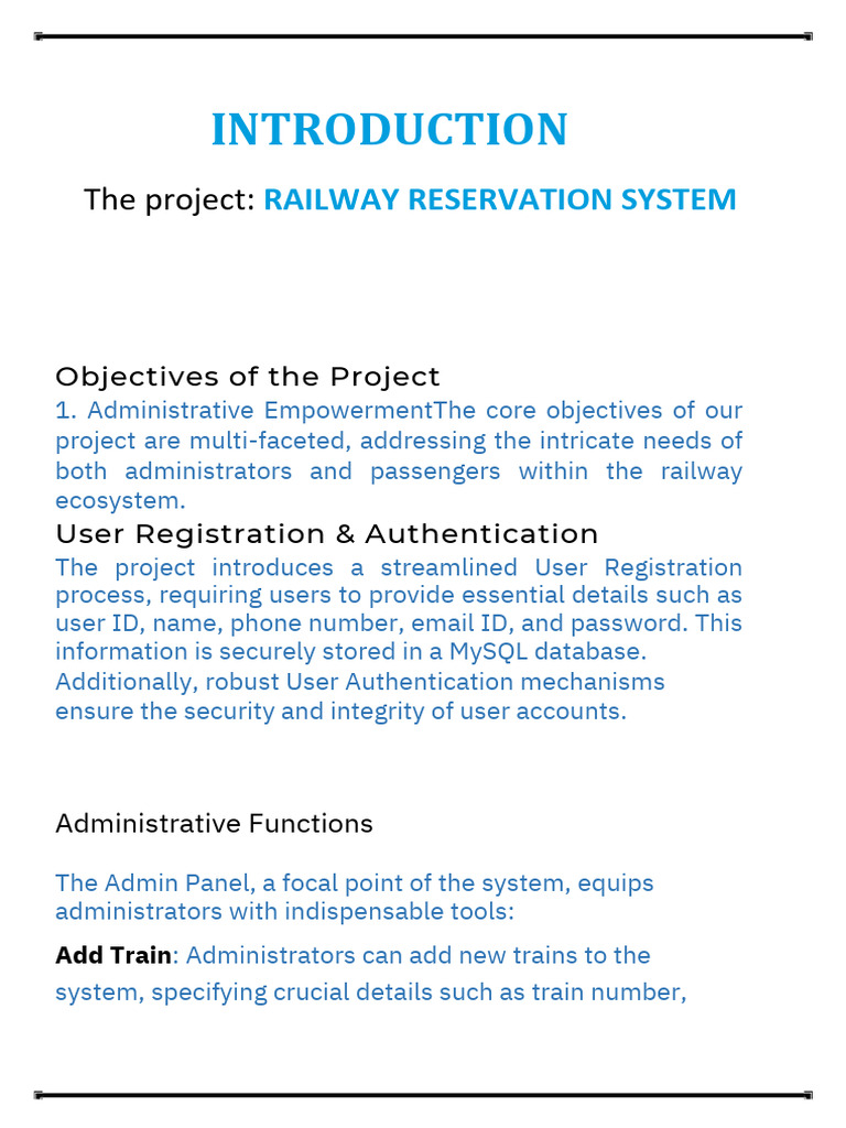 CS-Train Reservation (Updated) | PDF | User (Computing) | Databases