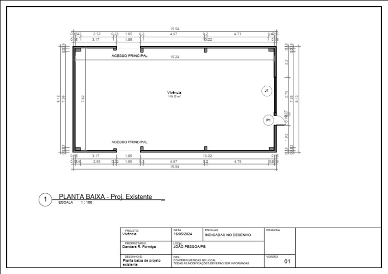 Projeto Revit - Noah 3A | PDF