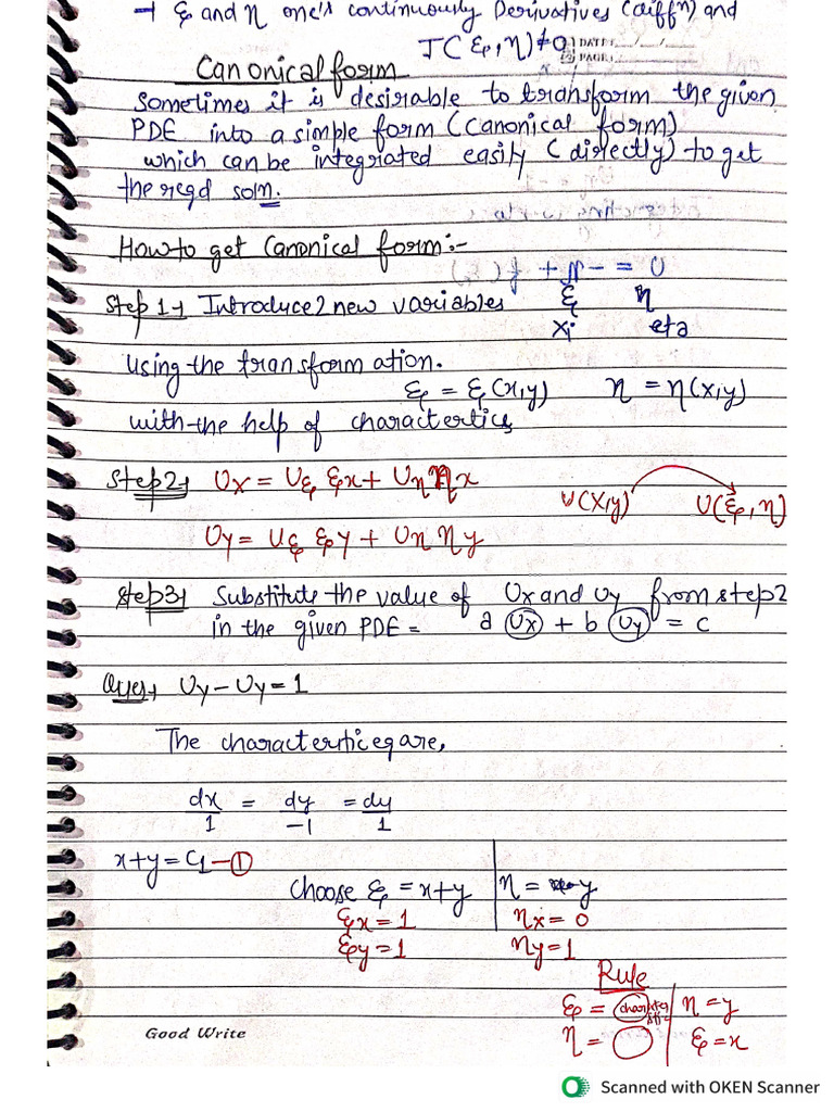 Canonical Form To Special Types MTH22105 | PDF
