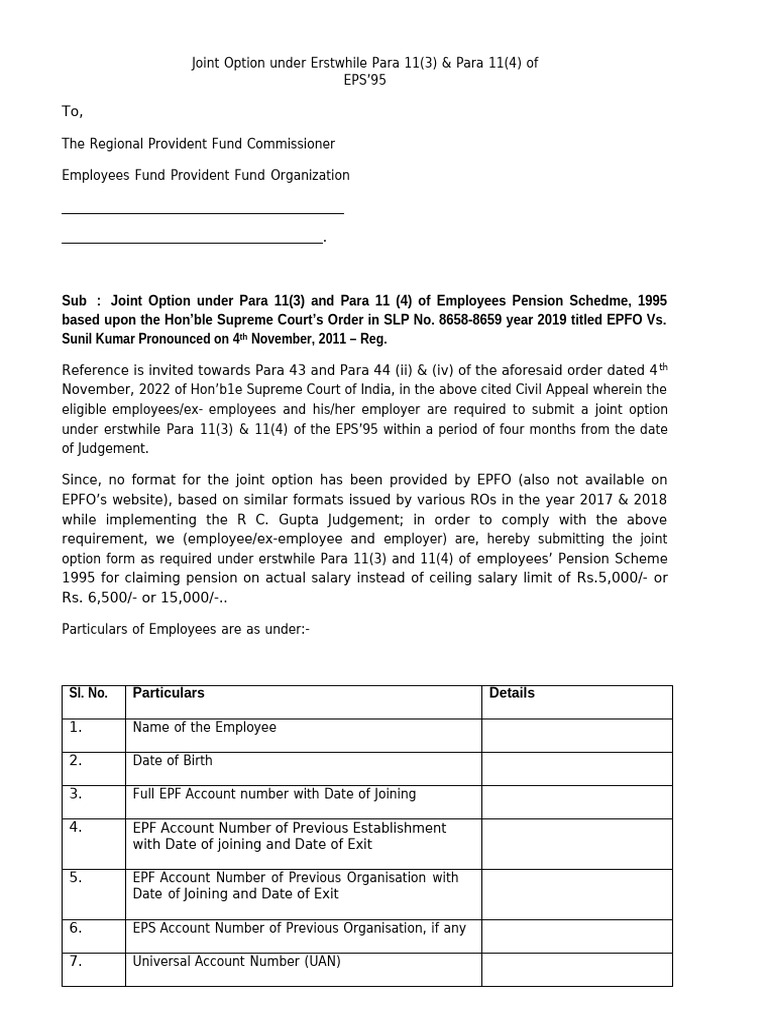 Joint Option Higher Pension | PDF | Employment Compensation | Business