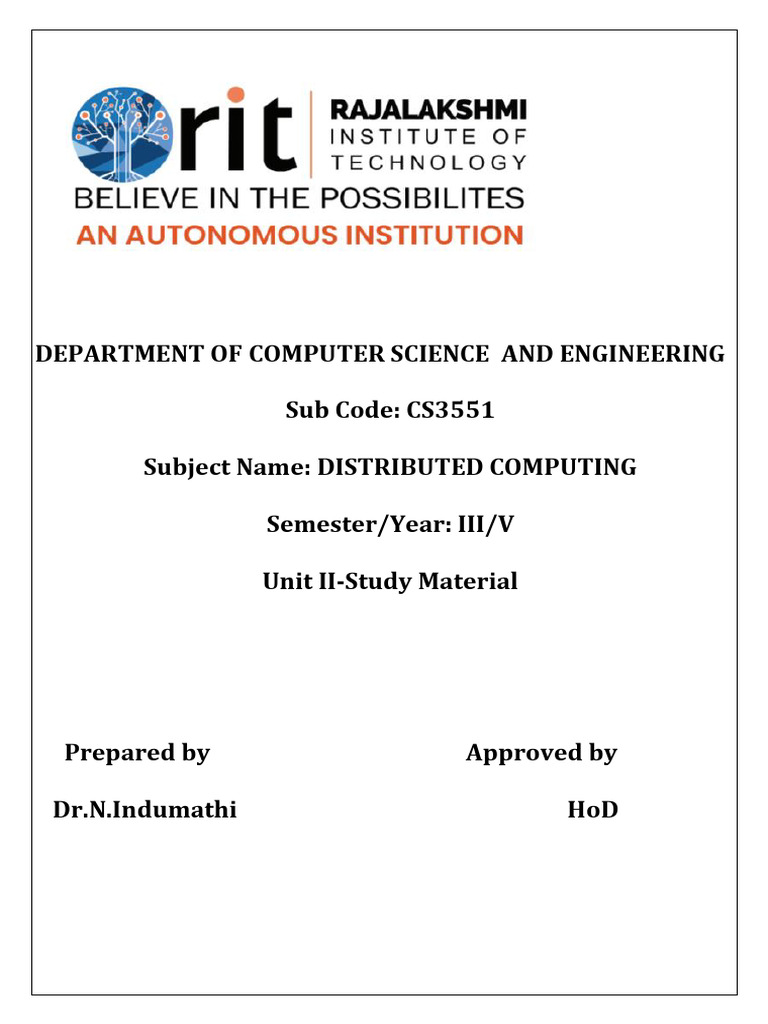 DC_Unit II | PDF | Computing | Computer Engineering DC_Unit II | PDF | Computing | Computer Engineering