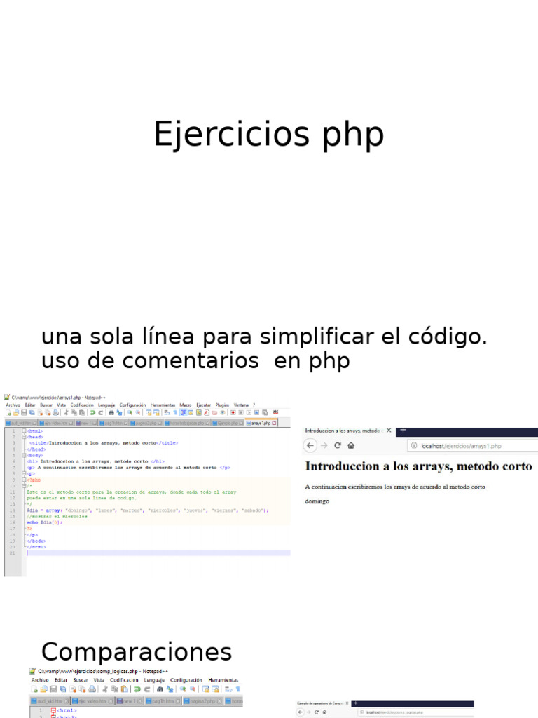 Ejercicios PHP | PDF