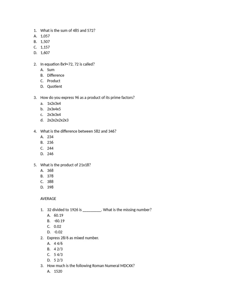 Quiz Bowl Questions | PDF
