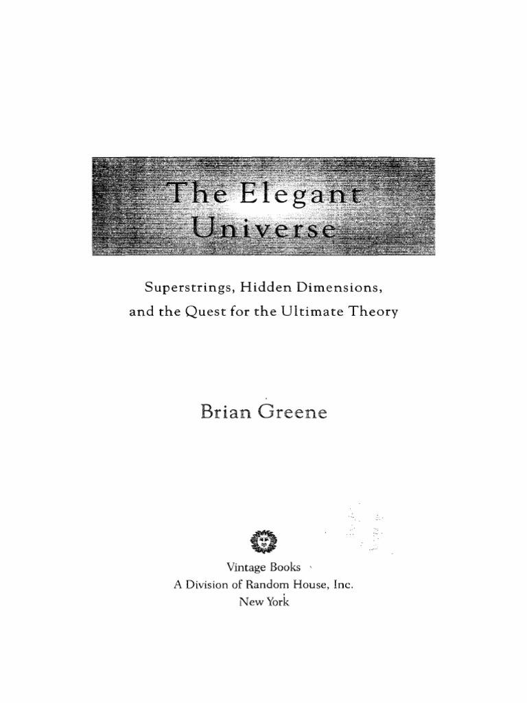 The Elegant Universe - Superst | PDF | Albert Einstein | String Theory