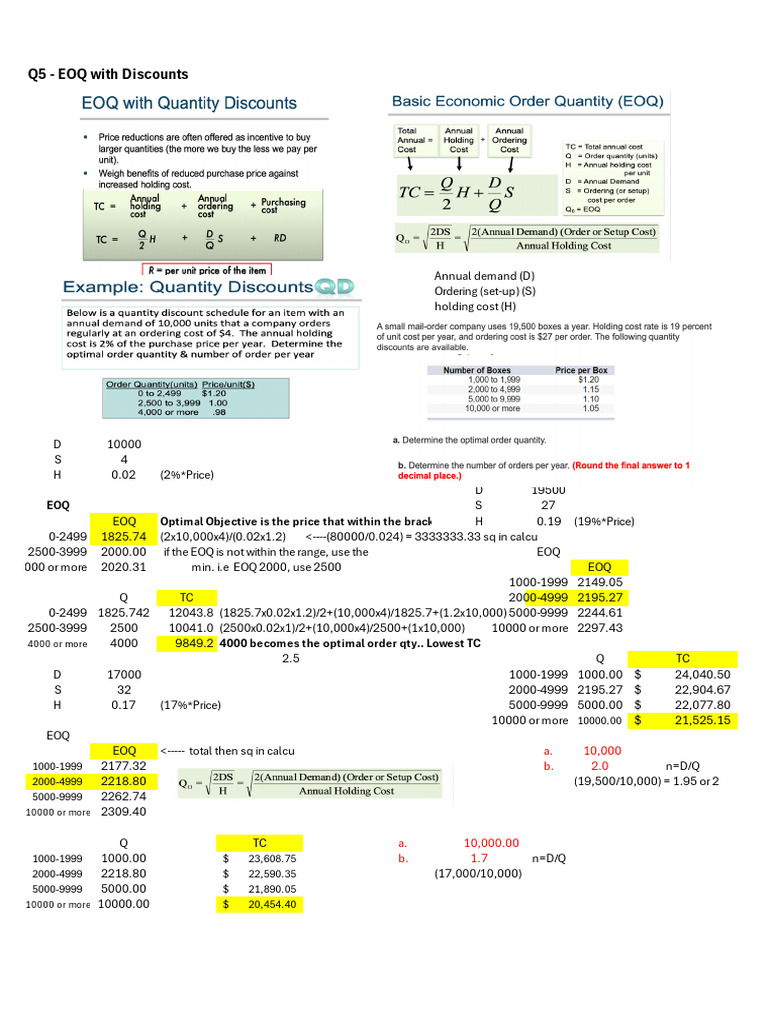 OPMT Final Exam Guide Q5 | PDF | Supply Chain Management | Systems Analysis