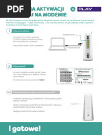 Instrukcja Instalacji Play Box Net Router HFC Kaon | PDF