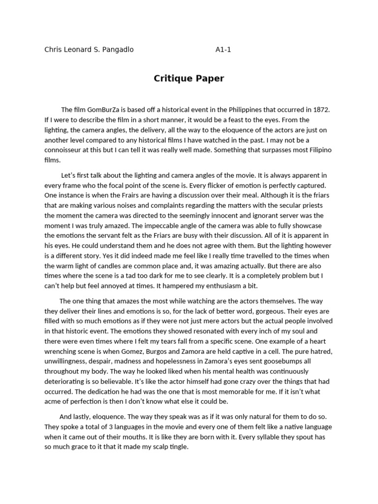 Reaction Paper | PDF