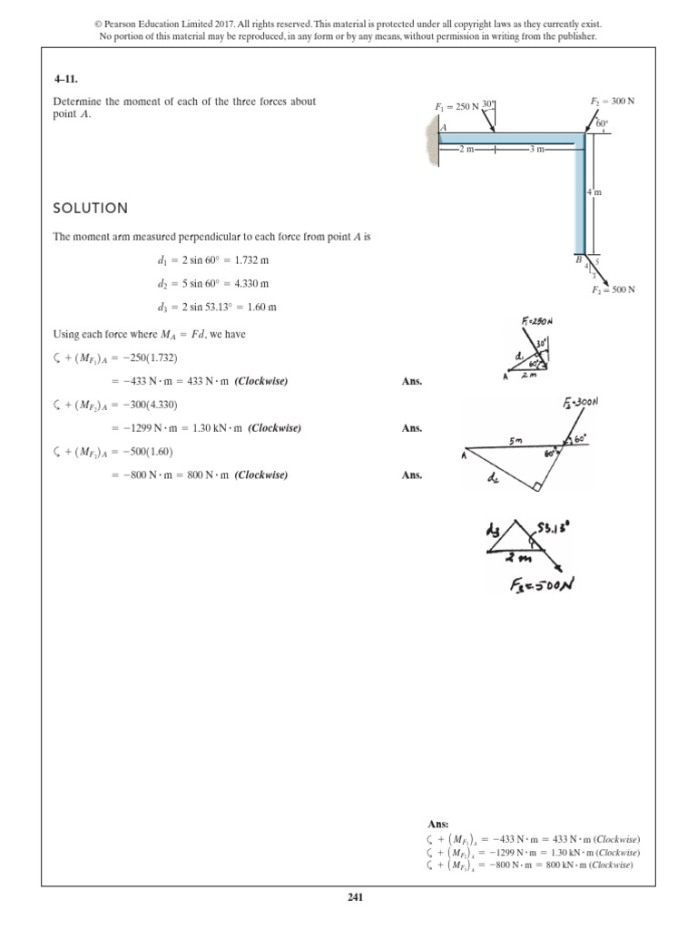 Practice Problems - Moments and Reactions | PDF | Chemical Equilibrium ...