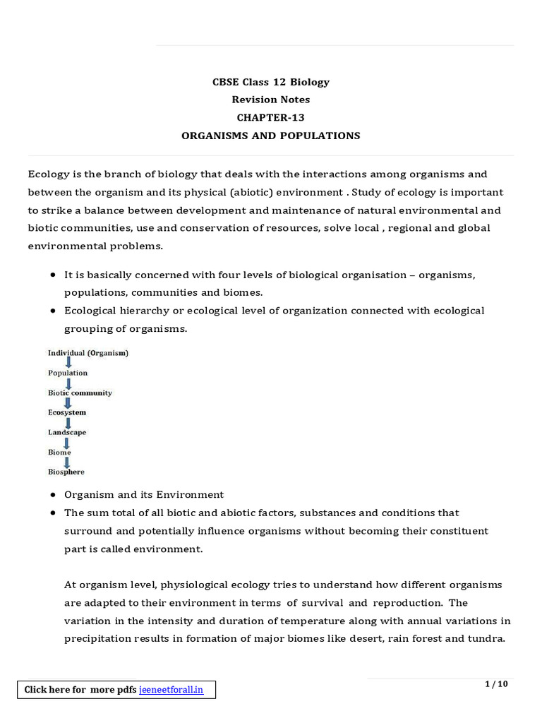 Stenothermal Organisms Explained | PDF | Thermoregulation | Ecology