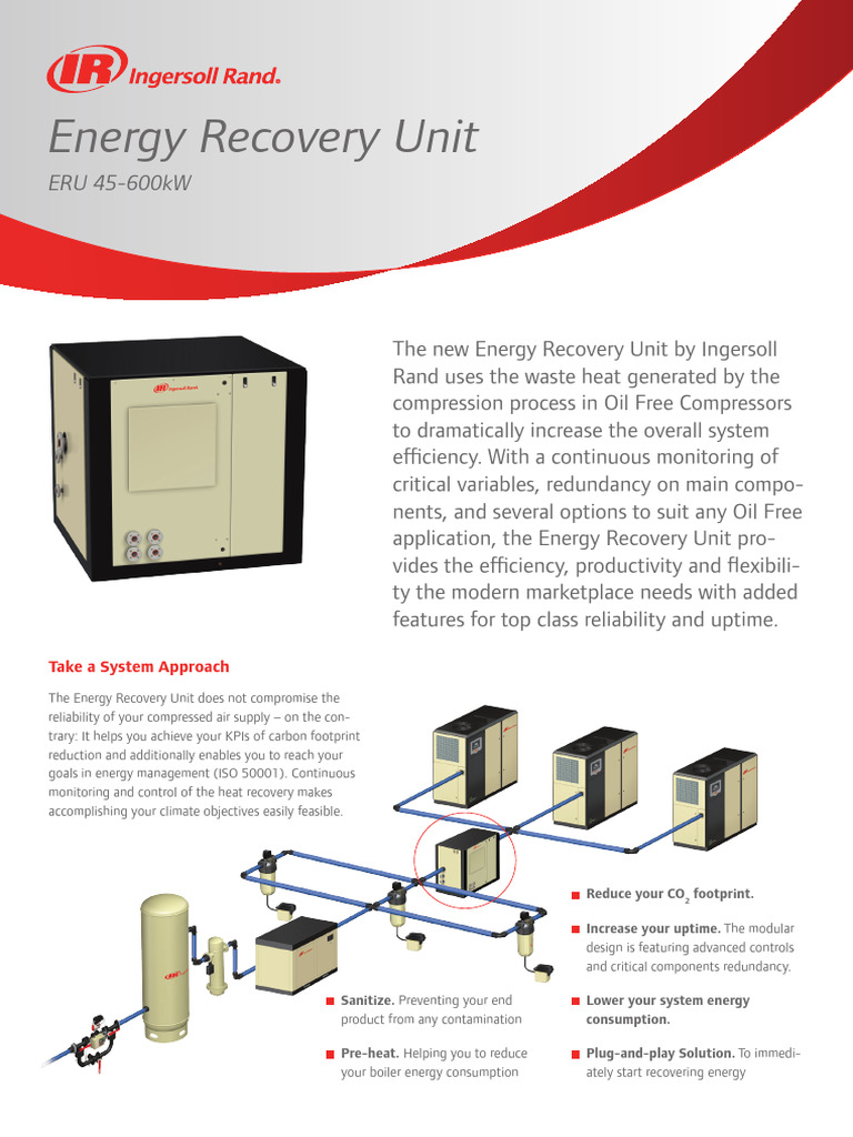 Energy Recovery Unit ERU 45-600kW P18228-Cutsheet-A4-21-2-19 | PDF ...