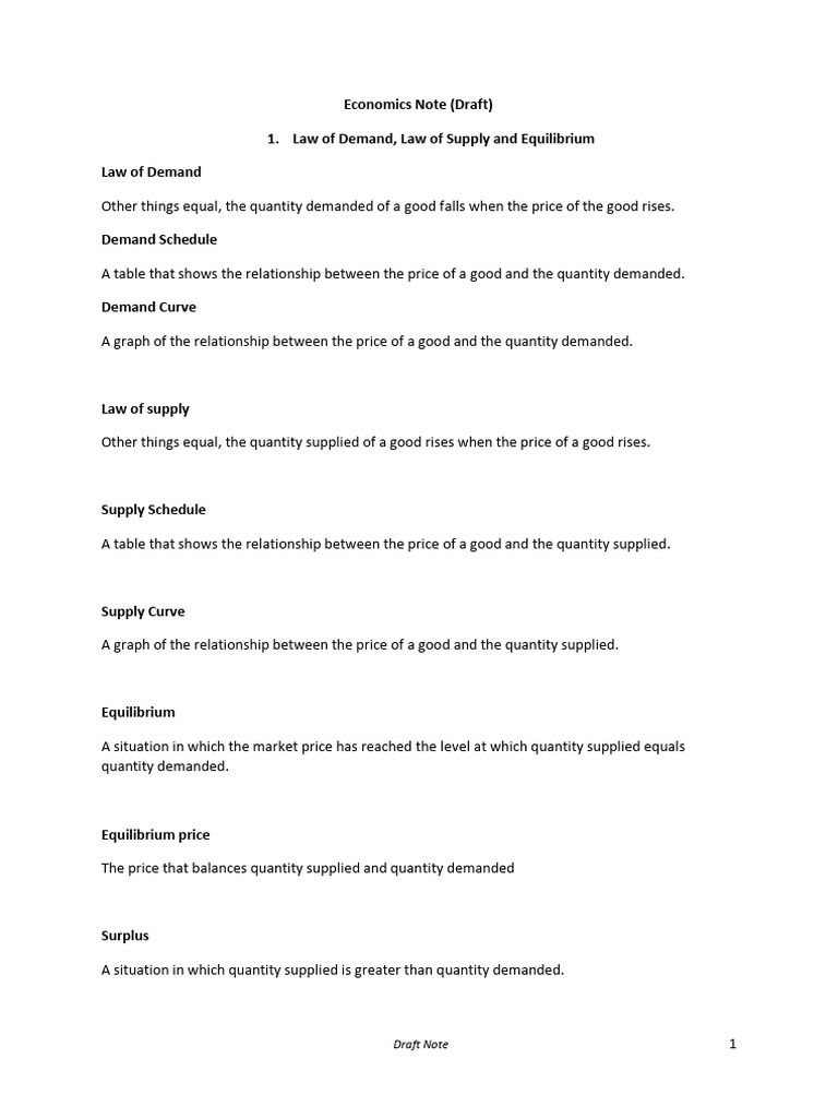 Demand - Supply - Equilibrium | PDF | Utility | Economic Equilibrium