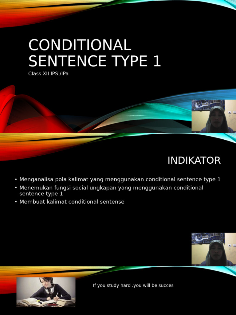 Understanding Conditional Sentence Type 1 | PDF | Career & Growth ...