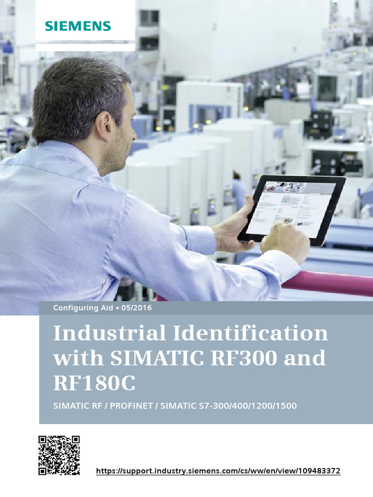 SIMATIC RF300 RF180C en | PDF | Radio Frequency Identification | Legal ...