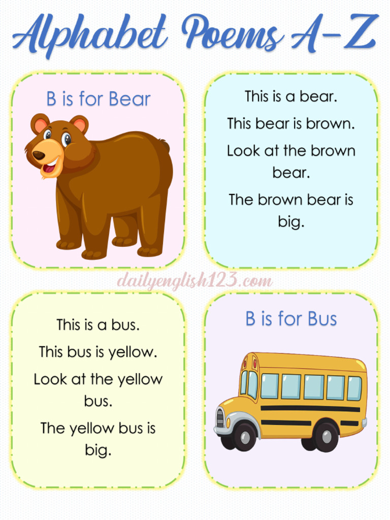 Alphabet Poems 2 | PDF