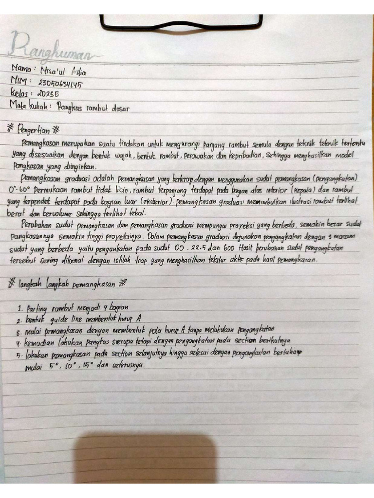 145E.Nisa'ul Aulia - Rangkuman | PDF