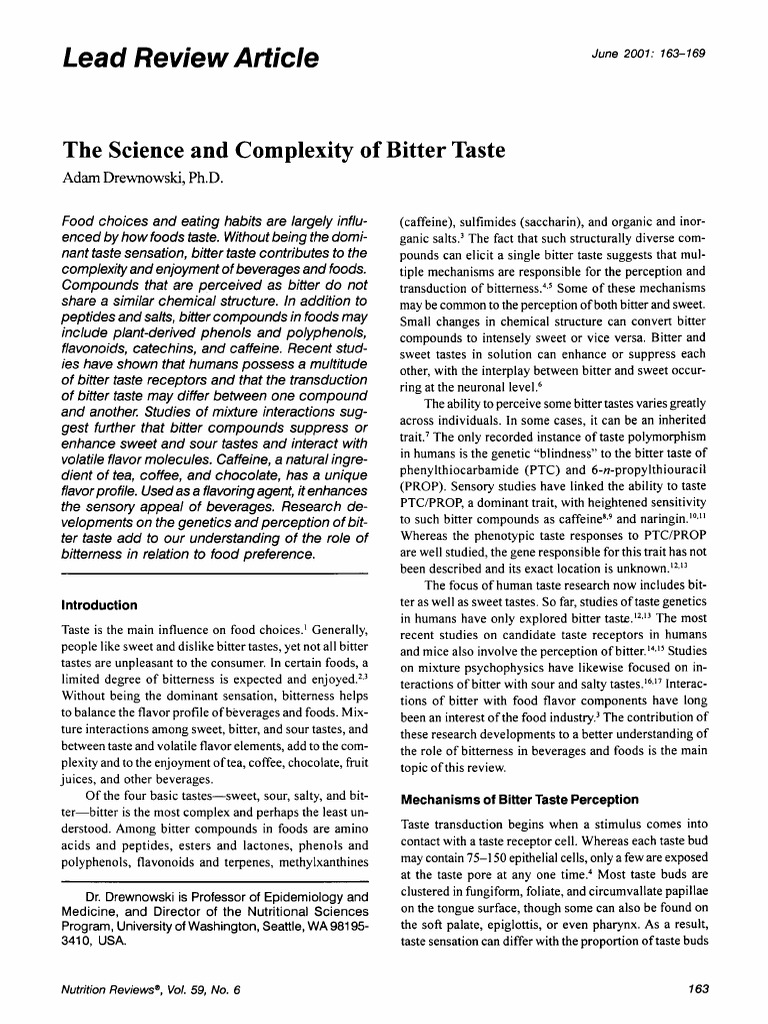 drewnowski2009 | PDF | Taste