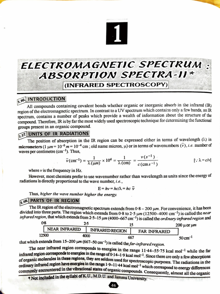 Infrared Spectros | PDF