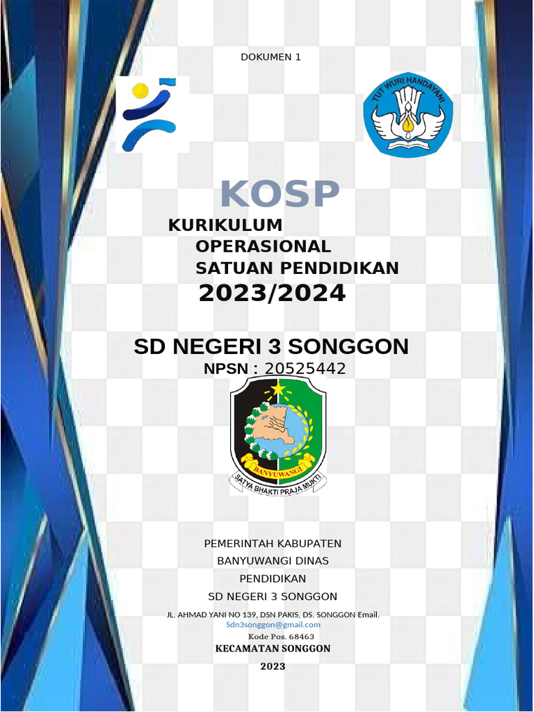 F. Kosp - SDN - 3 - Songgon 2023 | PDF | Karier & Perkembangan