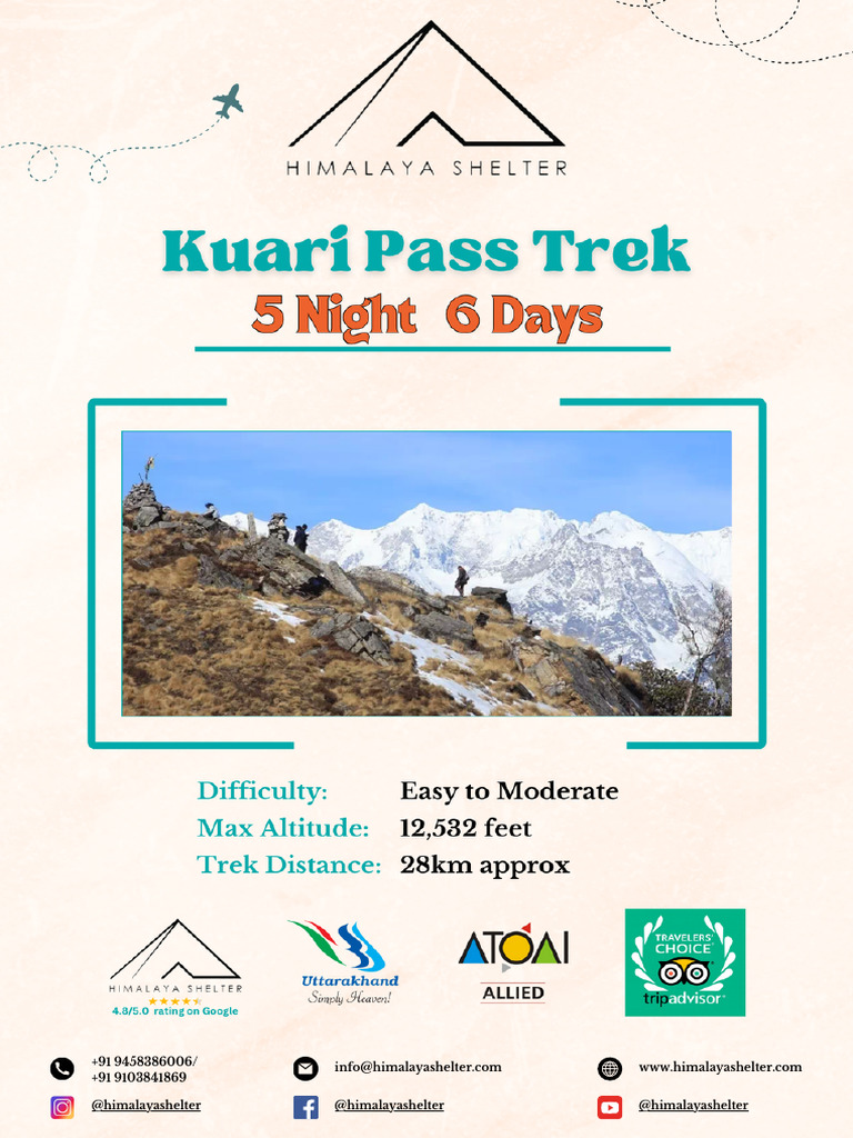 Kuari pass trek Itinerary | PDF