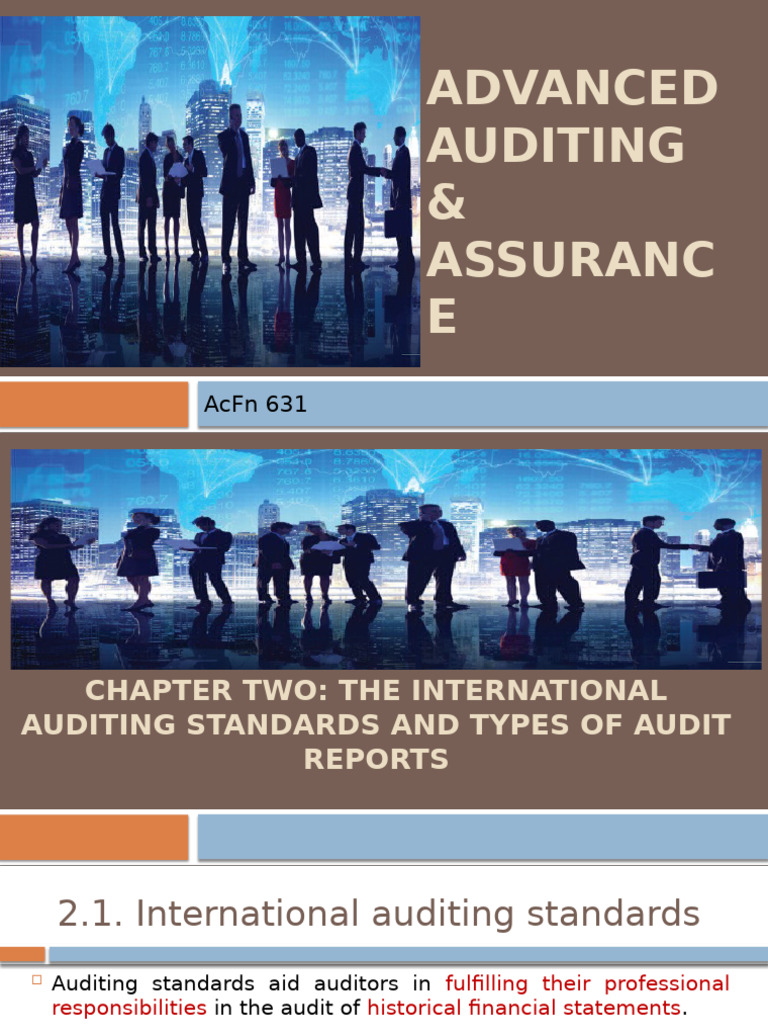 Ch 2 Adv. audit | PDF | Auditor's Report | Audit