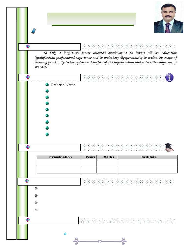 Resume of Muhammad Sajid Iqbal | PDF