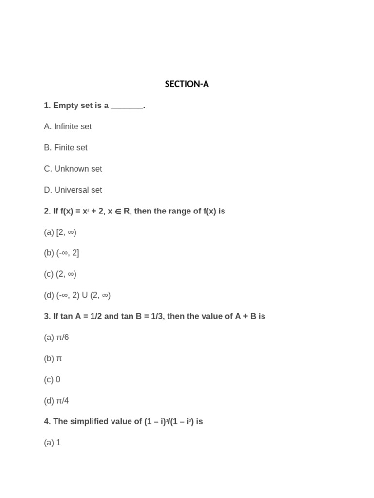 11th mmmm que | PDF | Mathematical Logic | Mathematical Objects