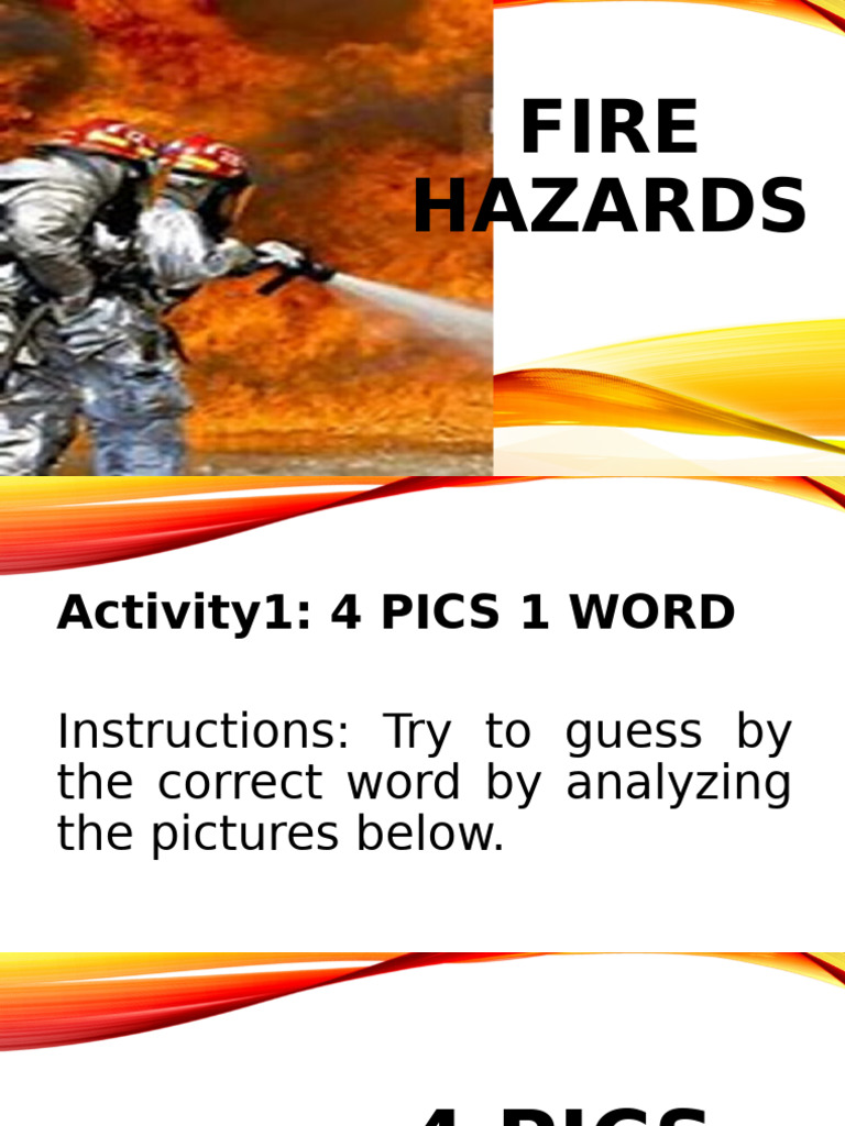 Fire Hazards | PDF | Combustion | Fires