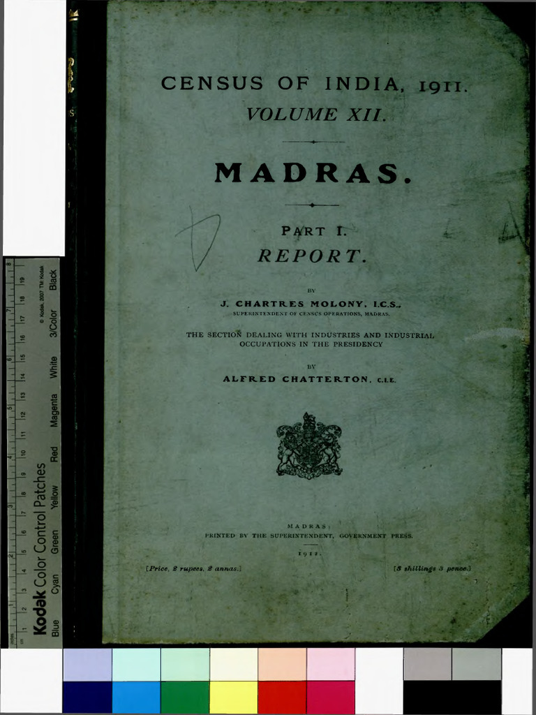 1911 - Madras - Vol I | PDF | Finance & Money Management | Travel