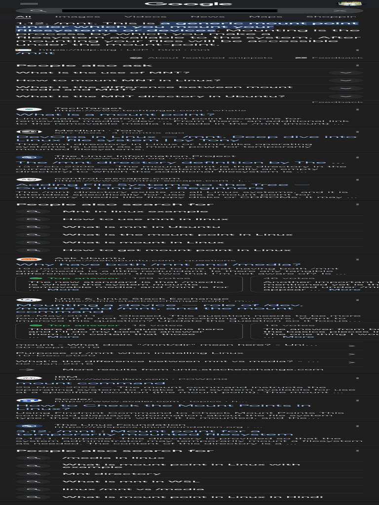 MNT in Linux - Google Search | PDF | File System | Directory (Computing)