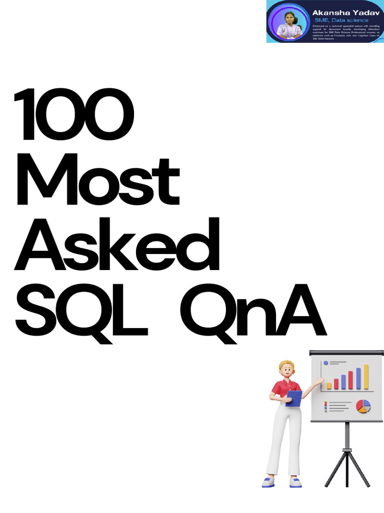 100 SQL Questions.pdf (1) | PDF | Database Index | Table (Database) 100 SQL Questions.pdf (1) | PDF | Database Index | Table (Database)