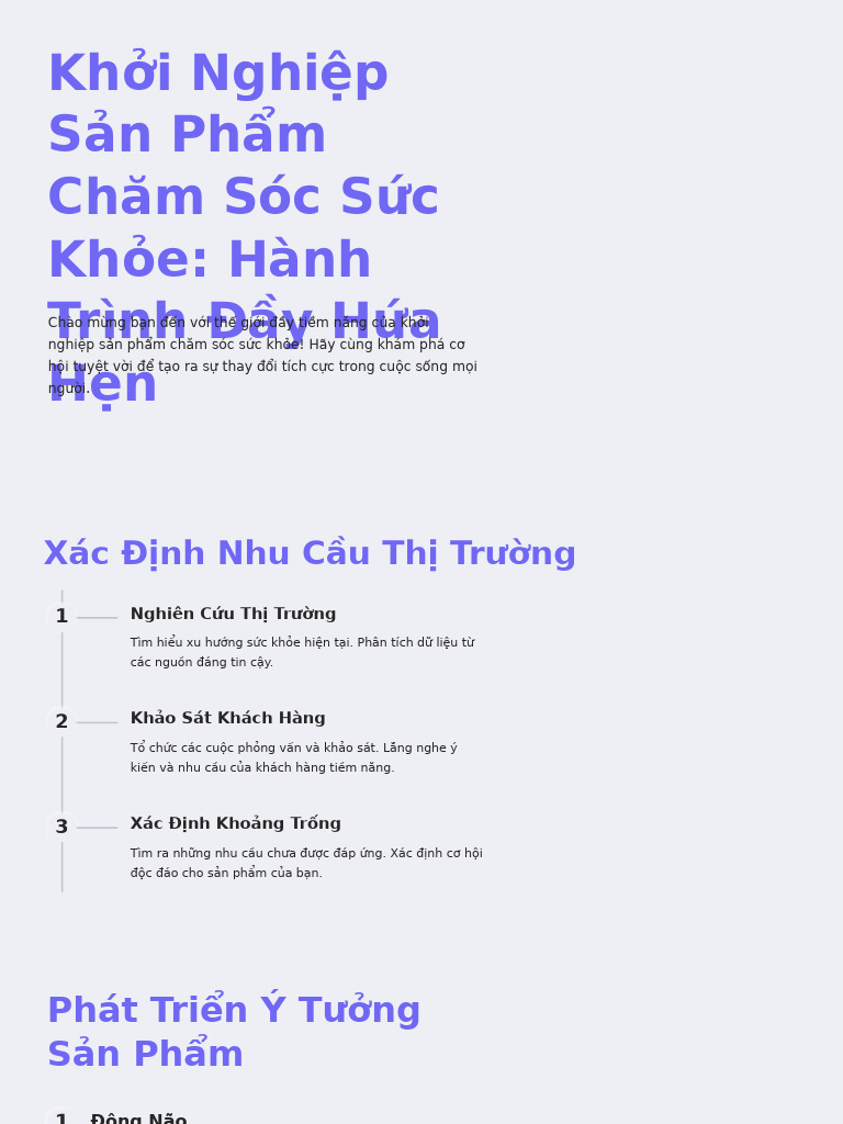Khoi Nghiep San Pham Cham Soc Suc Khoe Hanh Trinh DJay Hua Hen | PDF