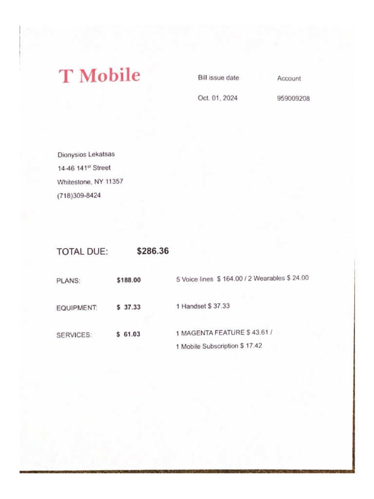 T Mobile | PDF