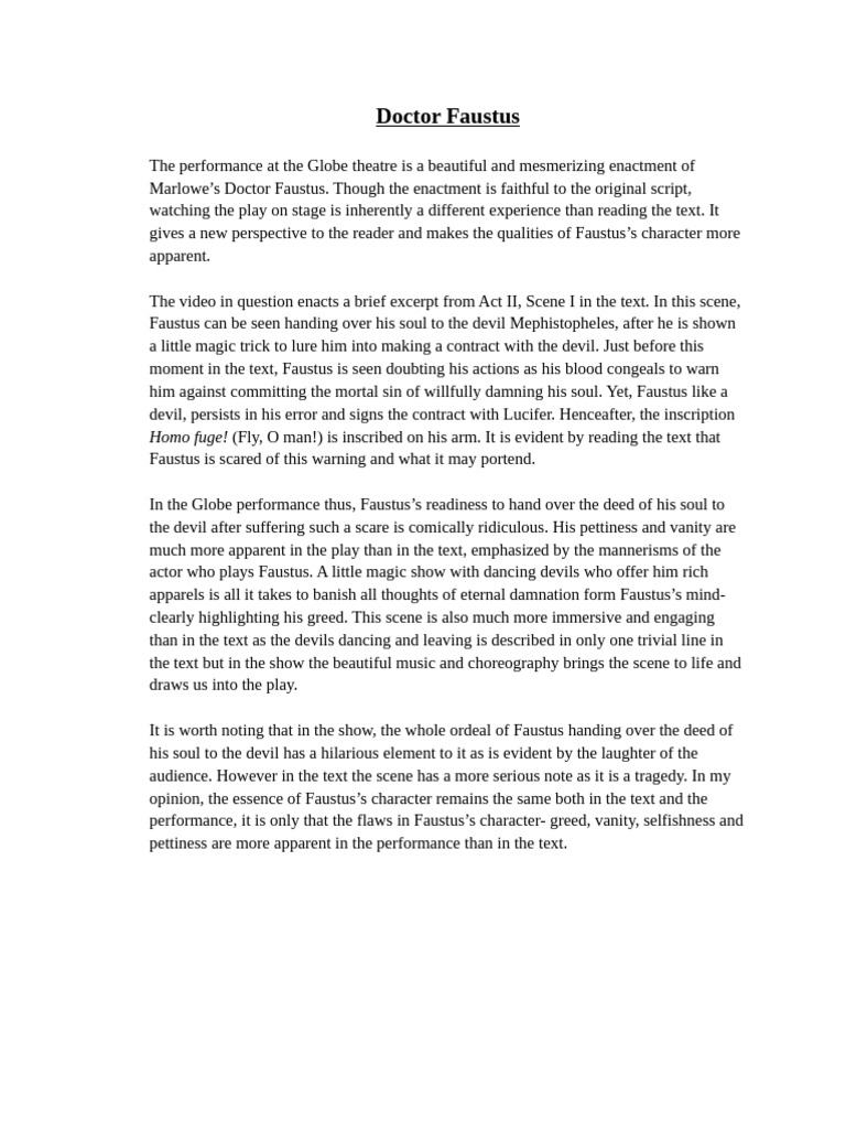Doctor Faustus | PDF | Art | Poetry