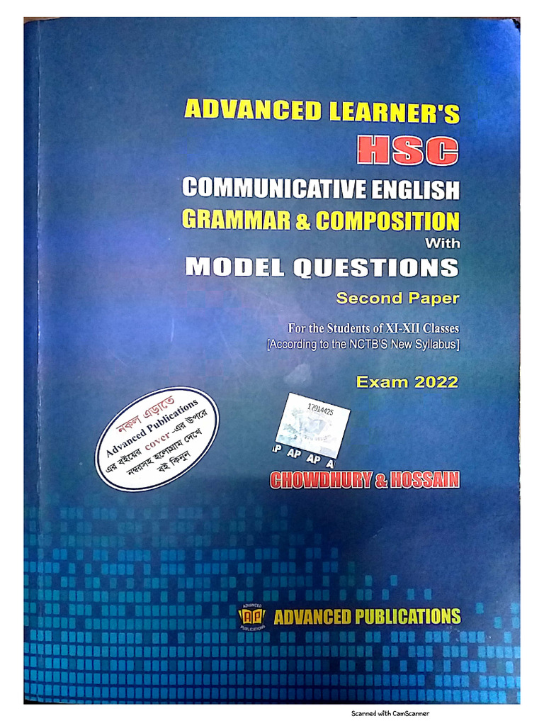 Advanced HSC Grammar Exam 2022 | PDF