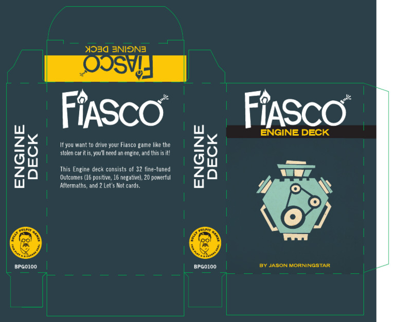 Fiasco - Engine Deck Tuckbox | PDF