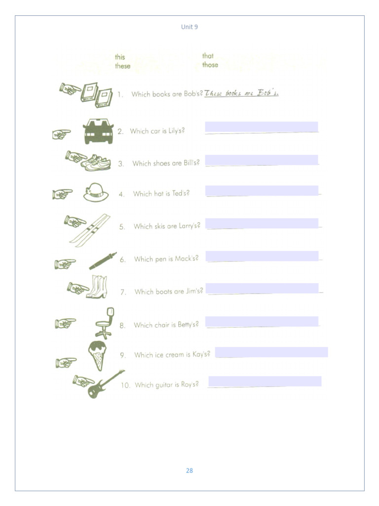 ???workbook Unit 9 | PDF