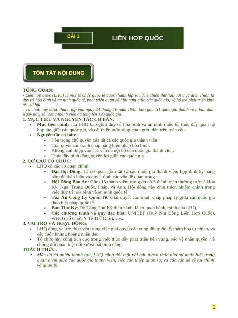 Ls12 - Cđ1 - Bài 1 - Bài Tập - Giaó Viên Hạnh | PDF