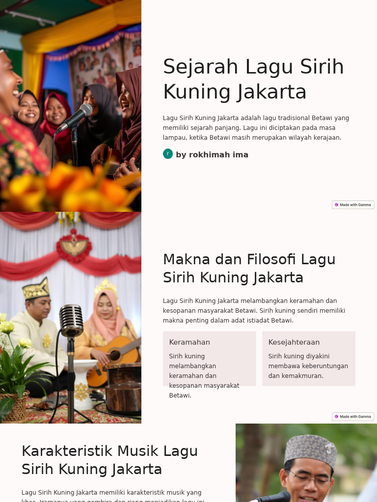 Sejarah-Lagu-Sirih-Kuning-Jakarta | PDF