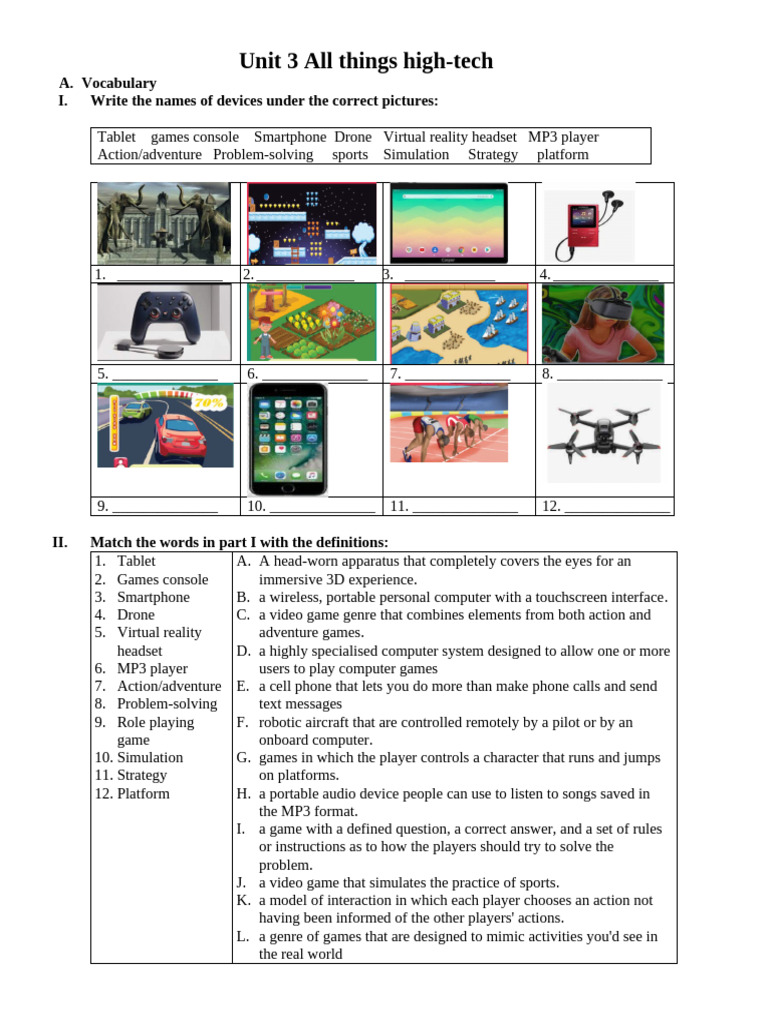 High-Tech Vocabulary and Concepts | PDF | Computing