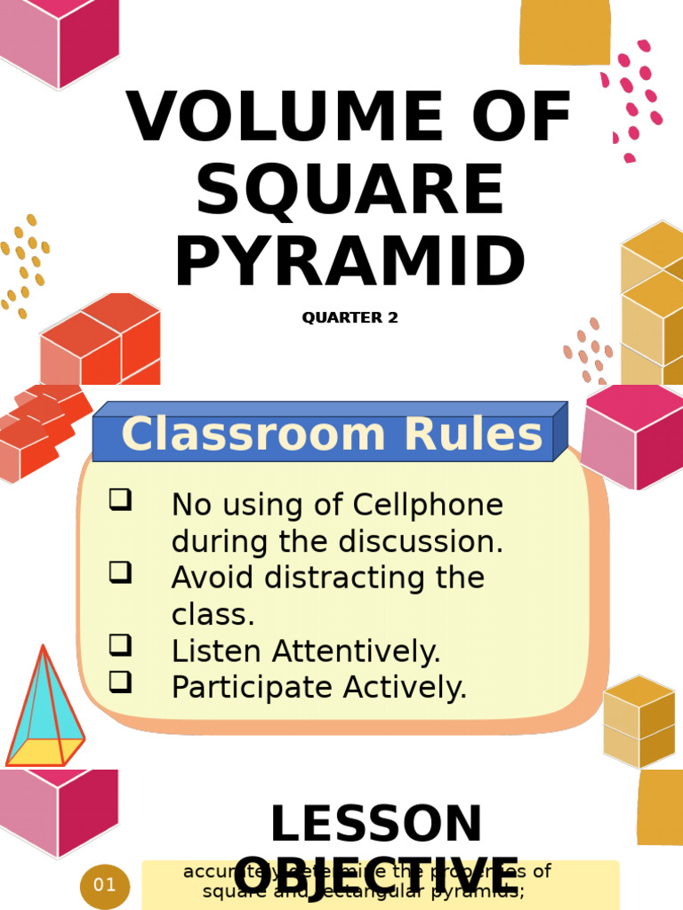 Volume of Square Pyramids Explained | PDF | Rectangle | Euclidean Geometry
