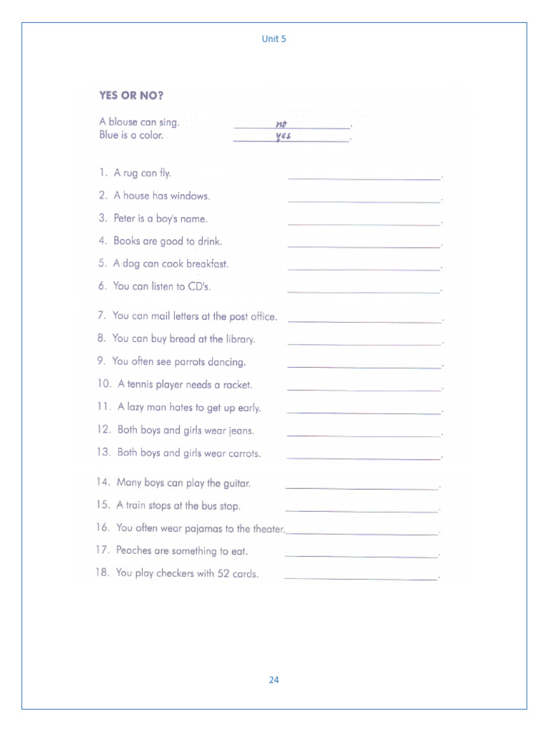 Apt 2 Workbook Unit 5 | PDF