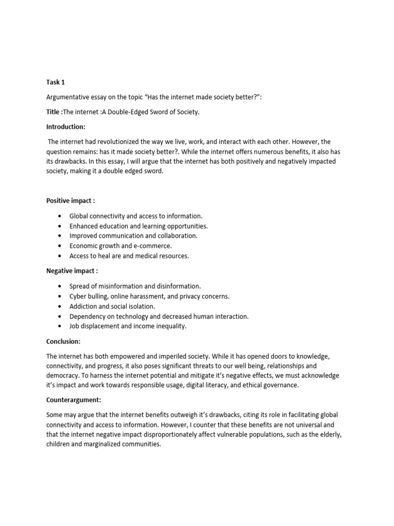 Argumentative Essay | PDF | Social Science | Wellness