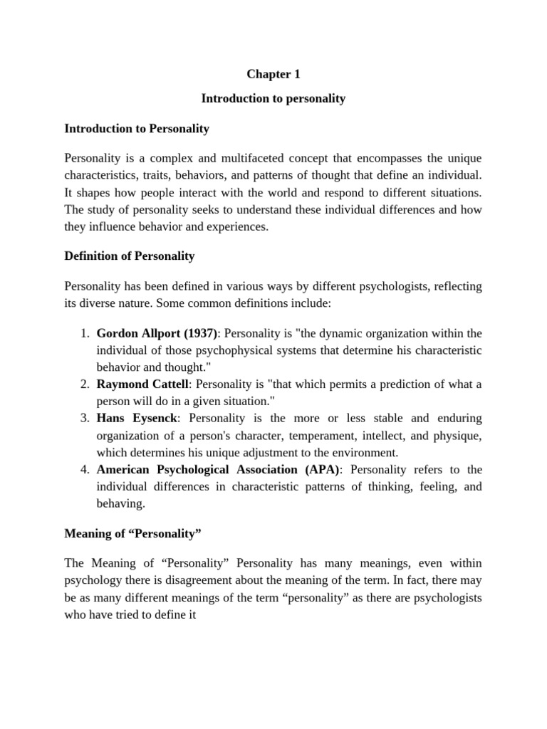 Intro and Psychoanalytic Perspective | PDF | Id | Psychoanalysis