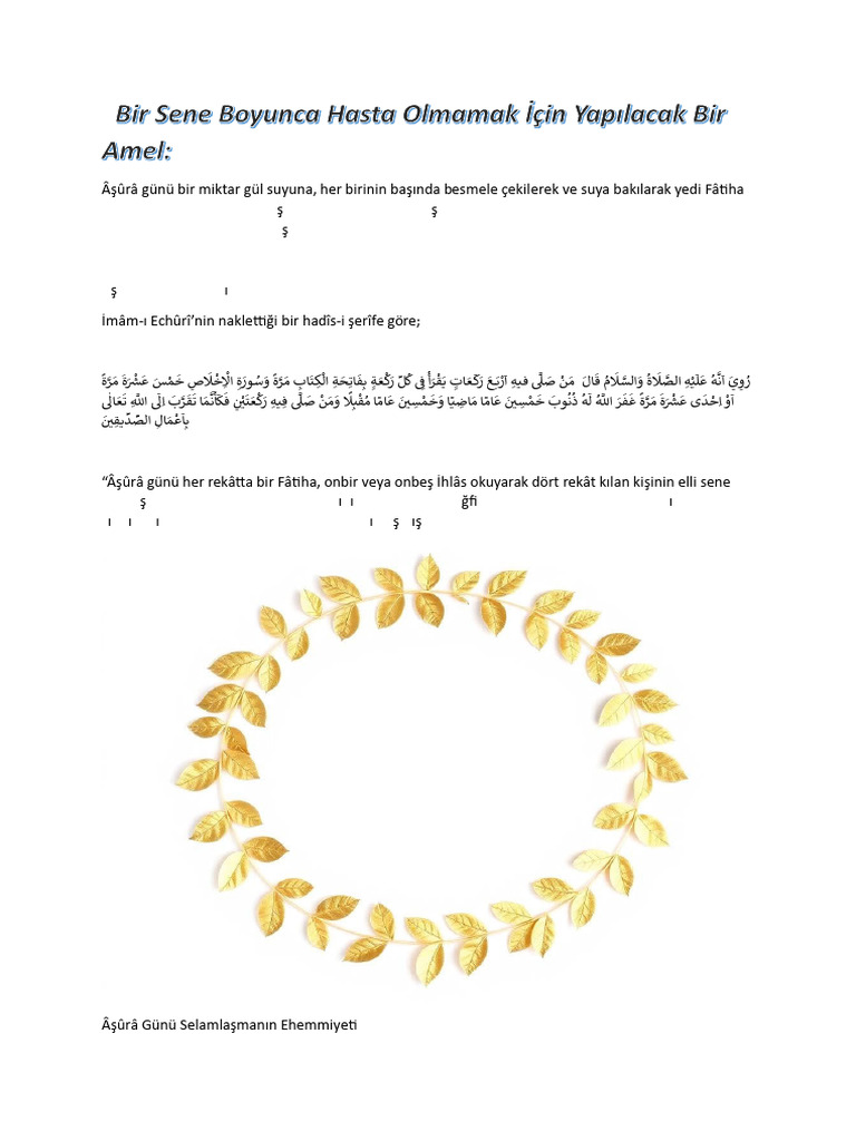 Ol Ruzi Aşuradad Bir Havvas | PDF